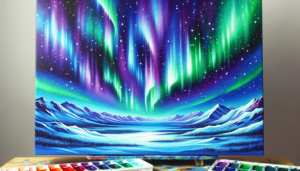 How To Paint Northern Lights In Acrylic - Paint Explained