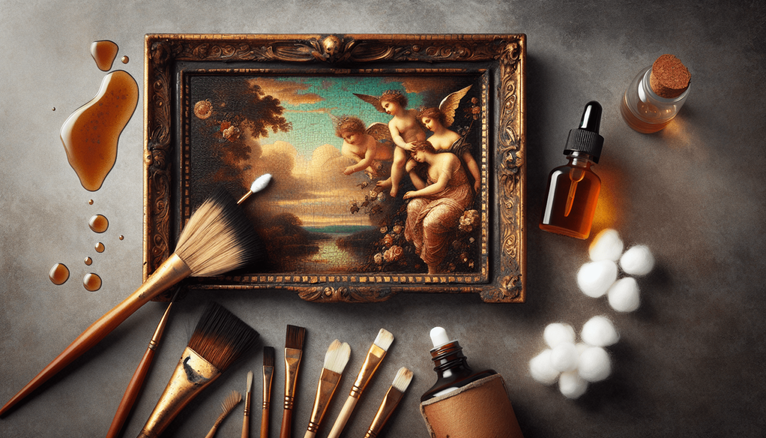How To Clean An Old Oil On Canvas Painting - Paint Explained