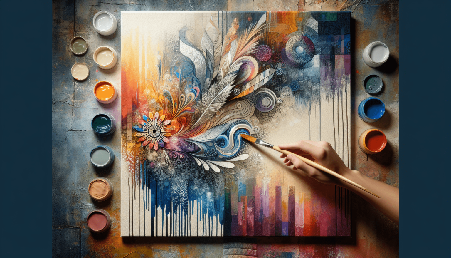 Masking Tape Magic: Geometric Art With Tape Resist Painting - Paint ...